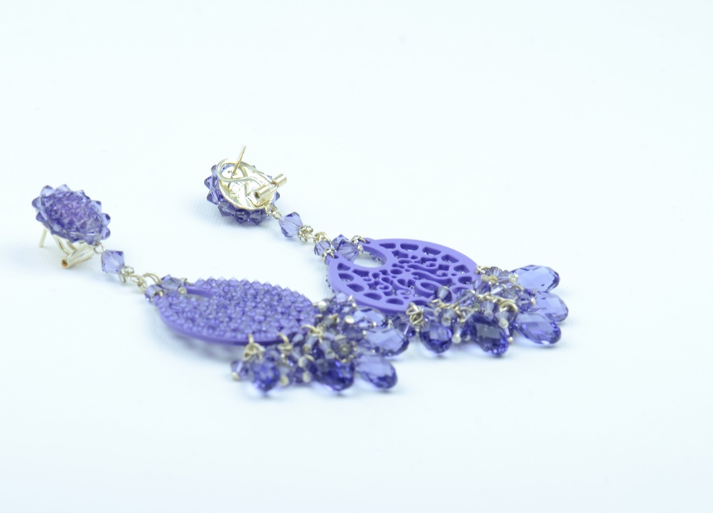 Pendientes Almanzor Malva • López-Linares